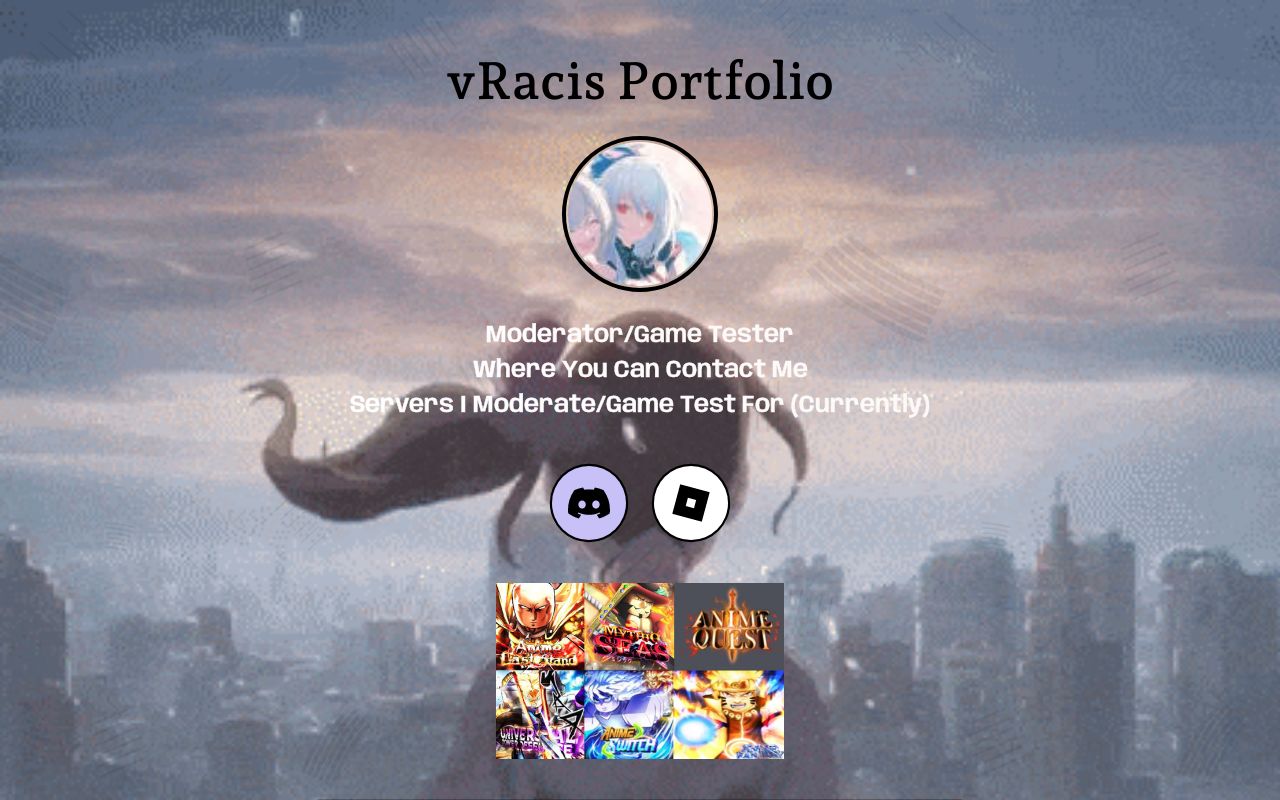 vRacis Portfolio
